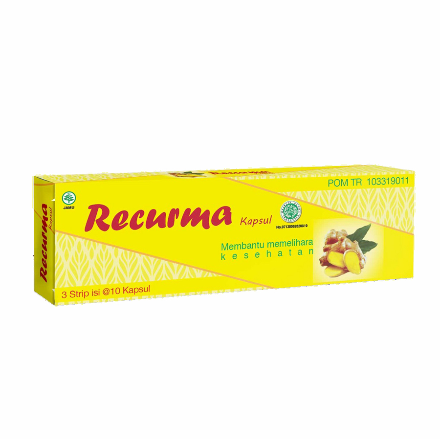 Recurma Capsules Contain 3 Strips | PT. Ben Sehat Sejahtera